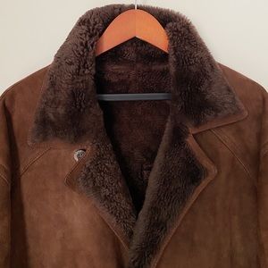 Gallotti | Jackets & Coats | Gallotti Italy Brown Suede Leather ...